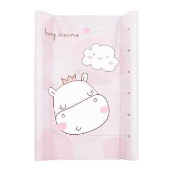 Hard PVC changing pad 70х50cm Hippo Dreams | KikkaBoo