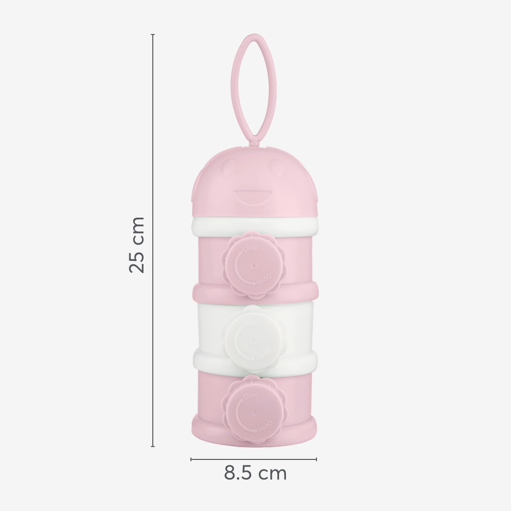 Milk powder dispenser Pink | KikkaBoo