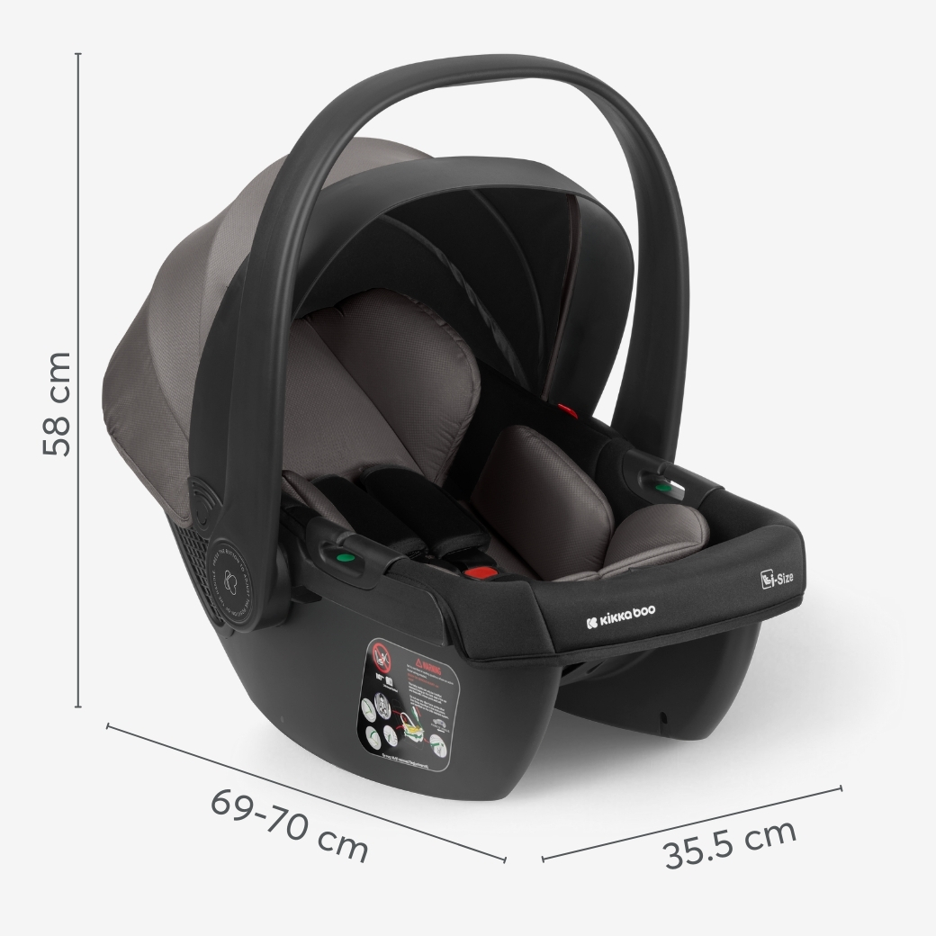 Modena Dark Grey Stroller 3in1 with carrycot - Bimbi